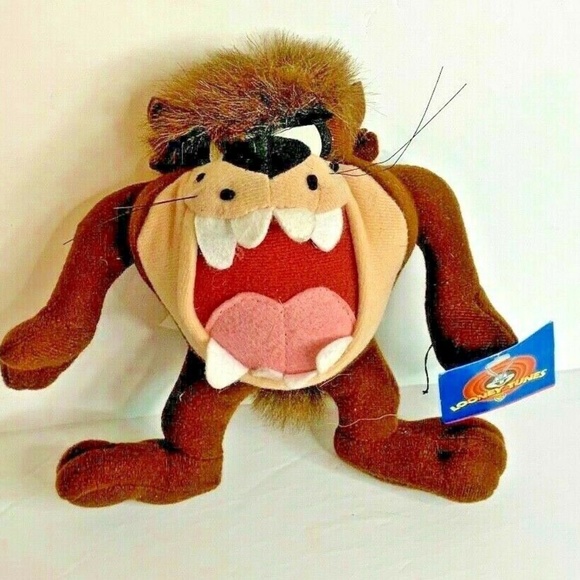 Warner Bros. | Toys | Looney Tunes Taz New Plush Stuffed Animal Toy 8 ...
